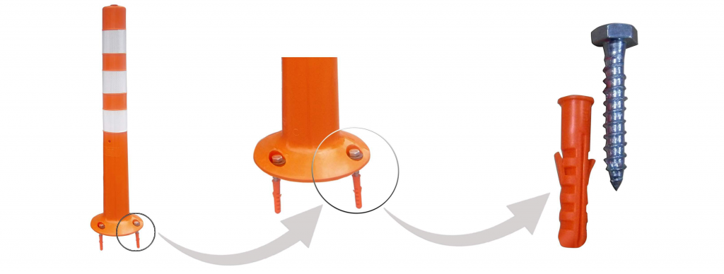 Flexible Posts, Spring Posts, Flexible bollards