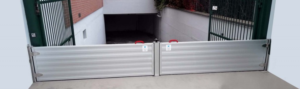 Flood Barrier Garage doors And Basement Ramps - traffic safety