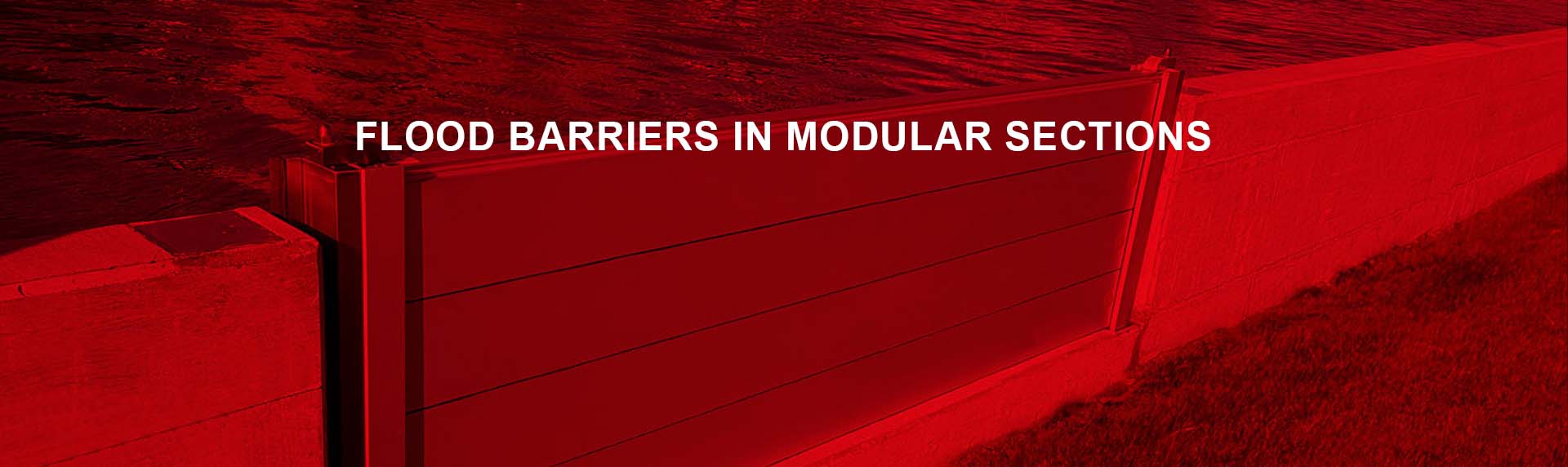 Flood Barrier Modular - traffic safety
